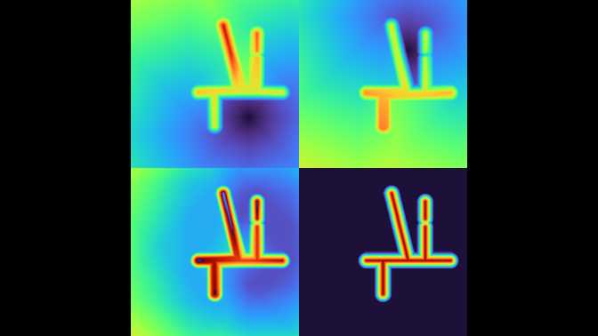 least effort path 2way